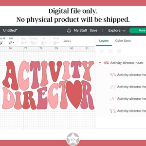 Valentine Activity Director SVG | Activity Director Valentine PNG ...