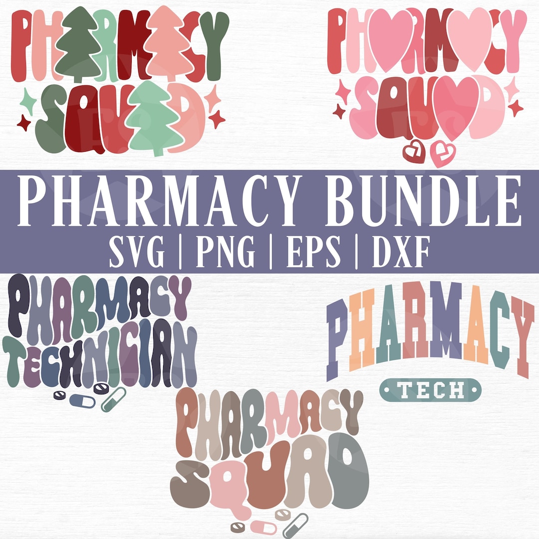 Pharmacy SVG Bundle | Pharmacy PNG Bundle Pharmacy Tech Png Digital ...