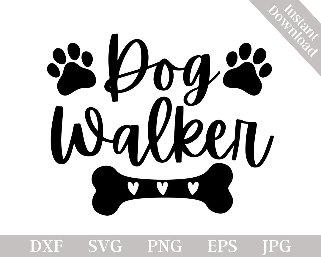 Dog Walker Svg Dog Walker Png Professional Dog Walker Svg - Etsy