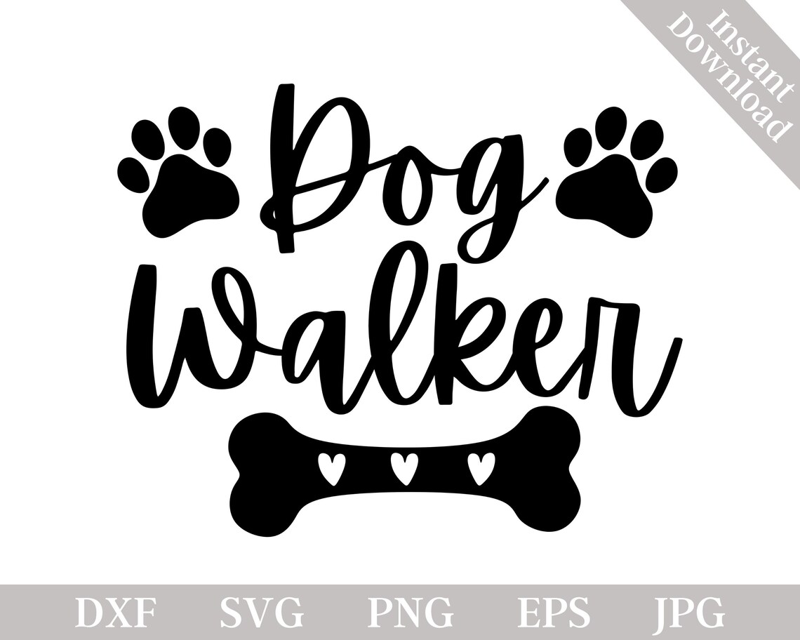 Dog Walker Svg Dog Walker Png Professional Dog Walker Svg - Etsy