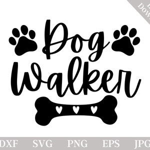 Dog Walker Svg Dog Walker Png Professional Dog Walker Svg - Etsy