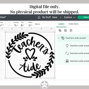 Teacher's Aide SVG | Teacher's Aide PNG | Teacher Assistant Svg ...