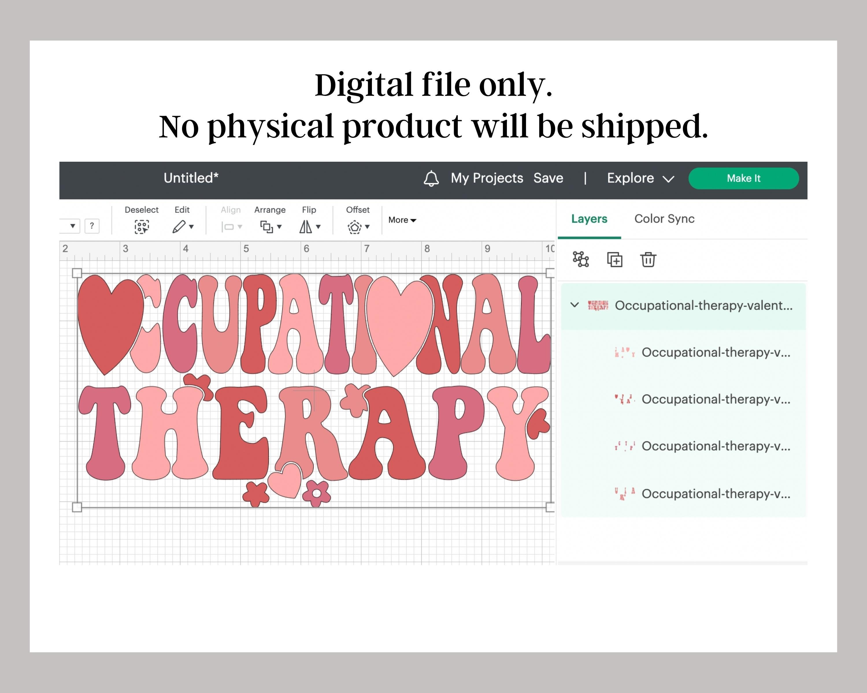 Valentine's Day Occupational Therapy SVG | Valentine's Occupational ...