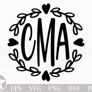 CMA SVG CMA Png Certified Medical Assistant Svg Cma Sublimation Png ...