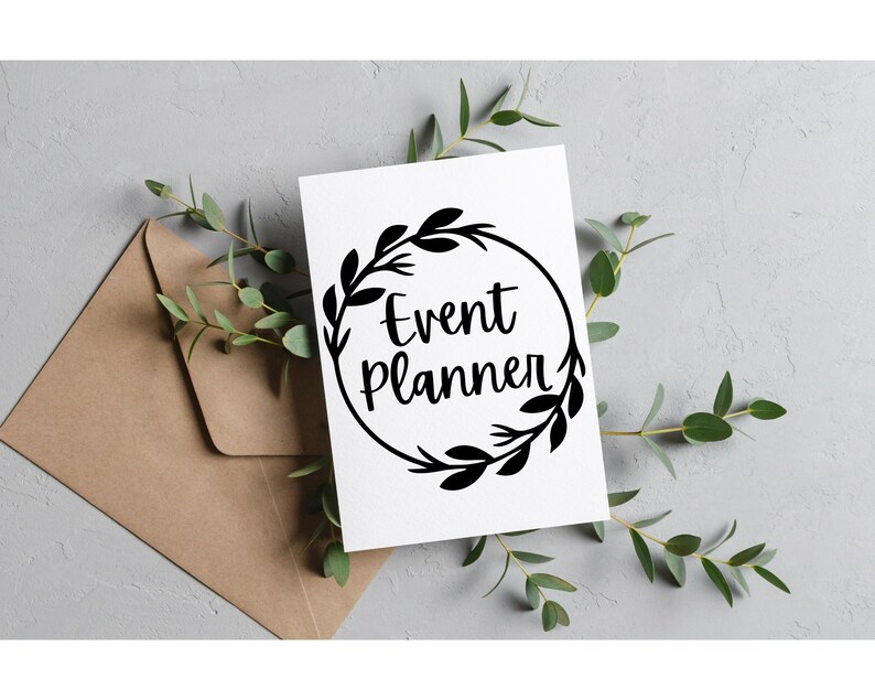 Event Planner SVG Event Planner PNG Party Planner Svg - Etsy