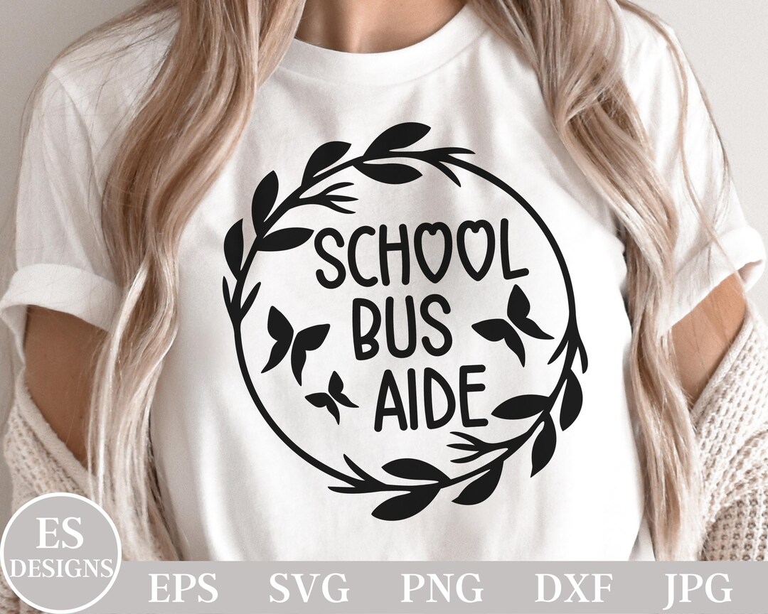 School Bus Aide SVG School Bus Attendant Svg School Bus Aide - Etsy