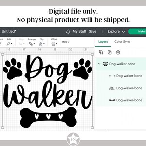 Dog Walker Svg, Dog Walker Png, Professional Dog Walker Svg Png Dxf Eps ...