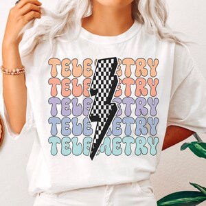 Telemetry PNG | Telemetry Nurse Sublimation Design | Tele Tech ...