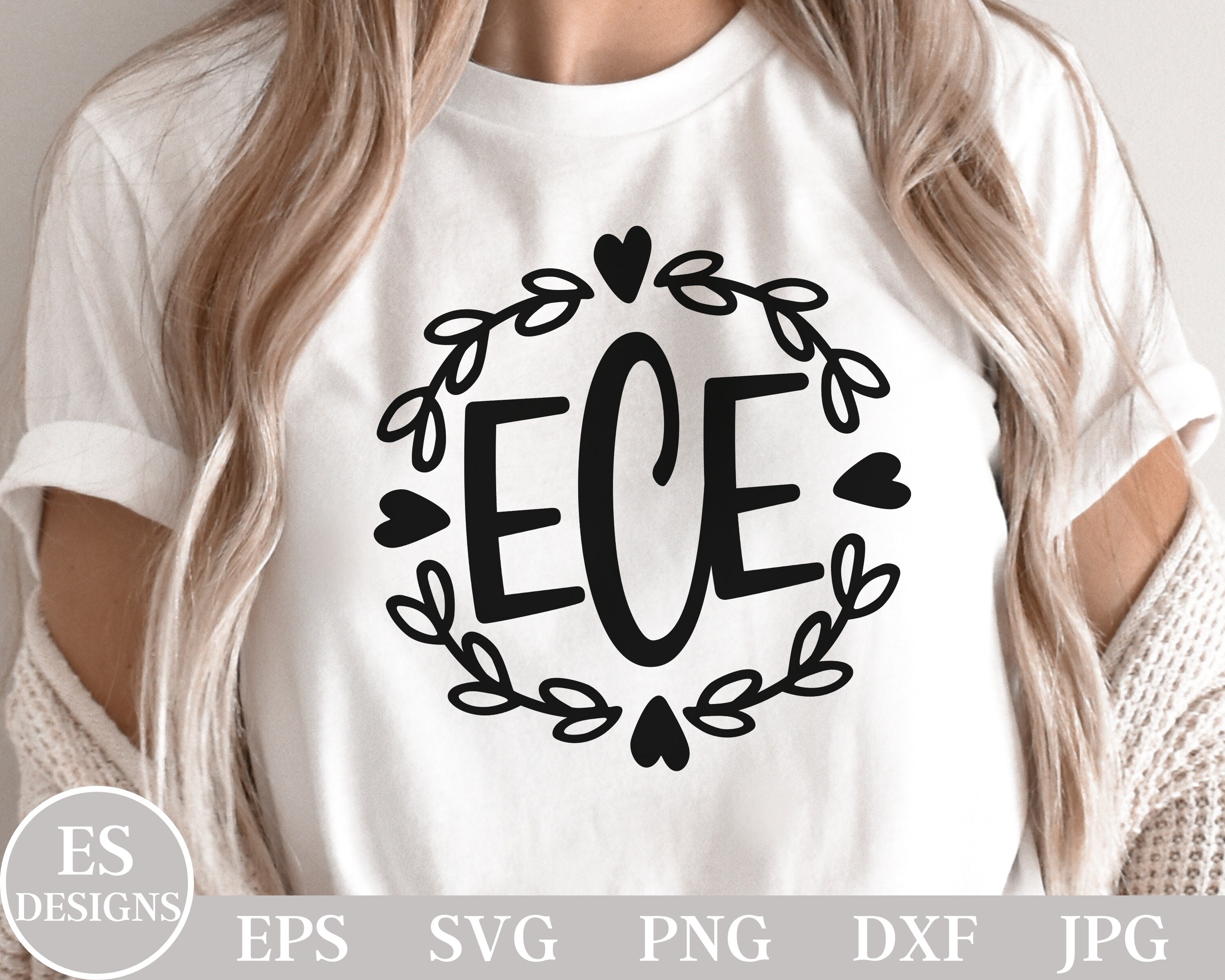 ECE SVG Early Childhood Educator SVG Early Childhood - Etsy