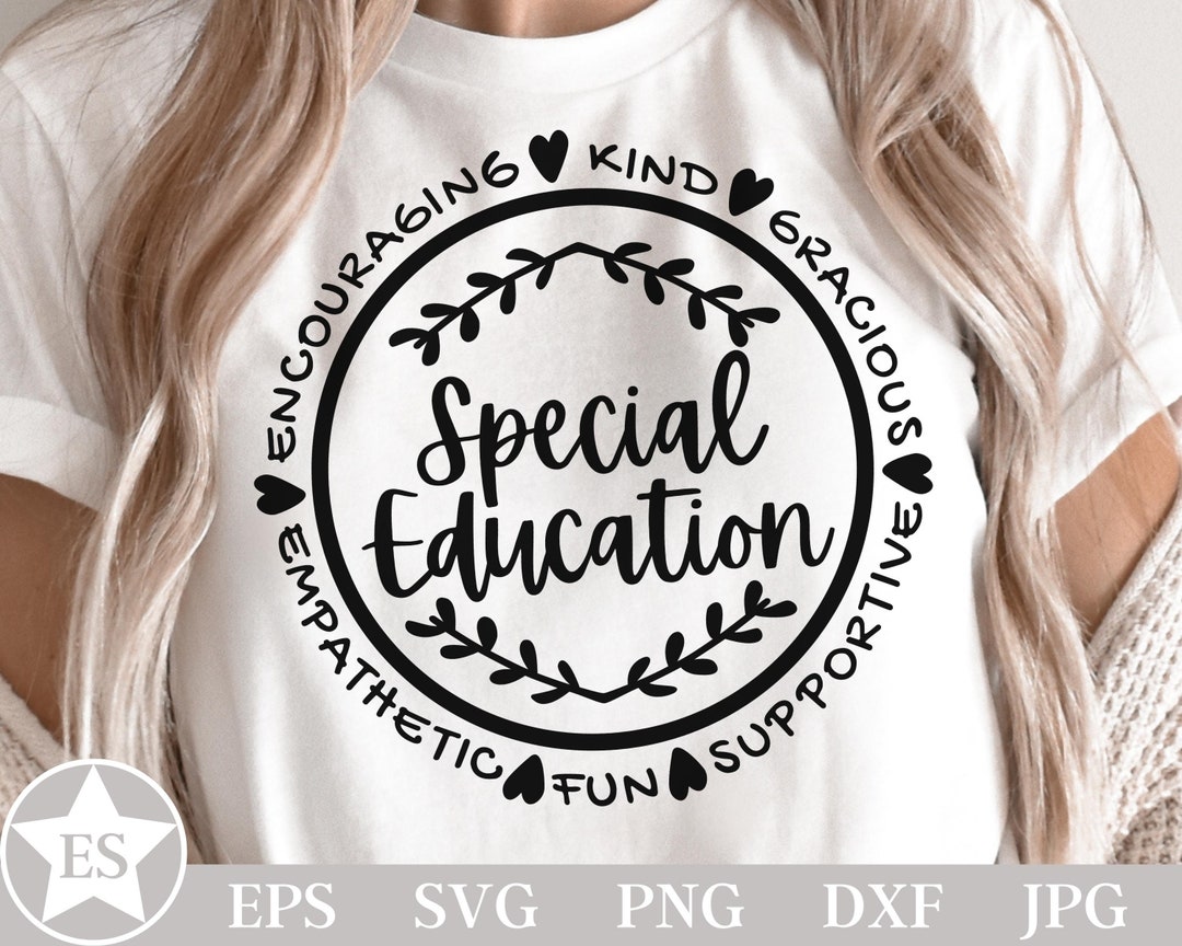 Special Education Svg Special Ed Svg IEP Teacher Svg - Etsy