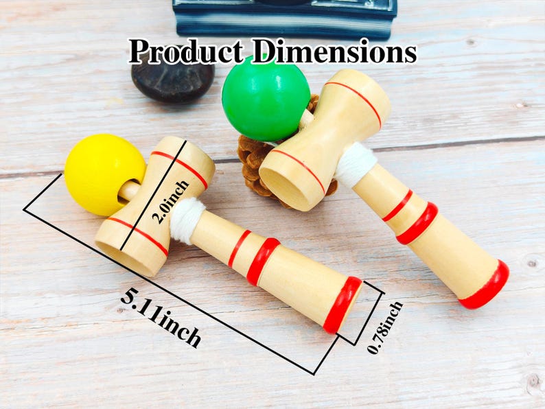 Custom Japanese Kendama - Carved Wooden Toy With Name Customization ...