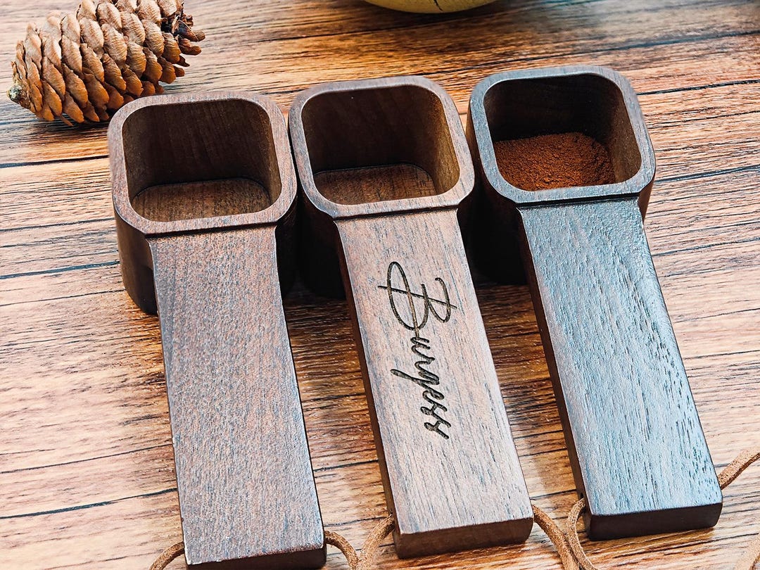 Wooden Coffee Spoon, Coffee Spoon With Customizable Name, Gift for Him ...