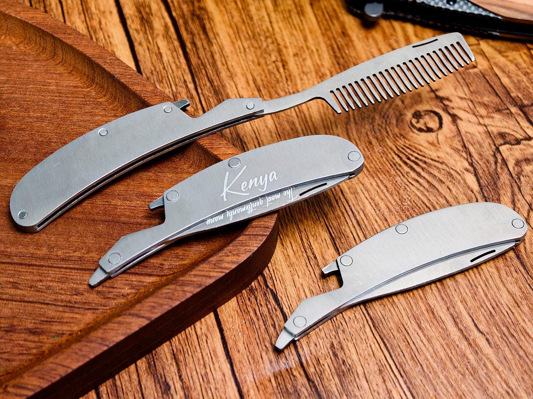 Custom Groomsman Beard Comb - Anniversary/birthday Treat-birthday Gift ...