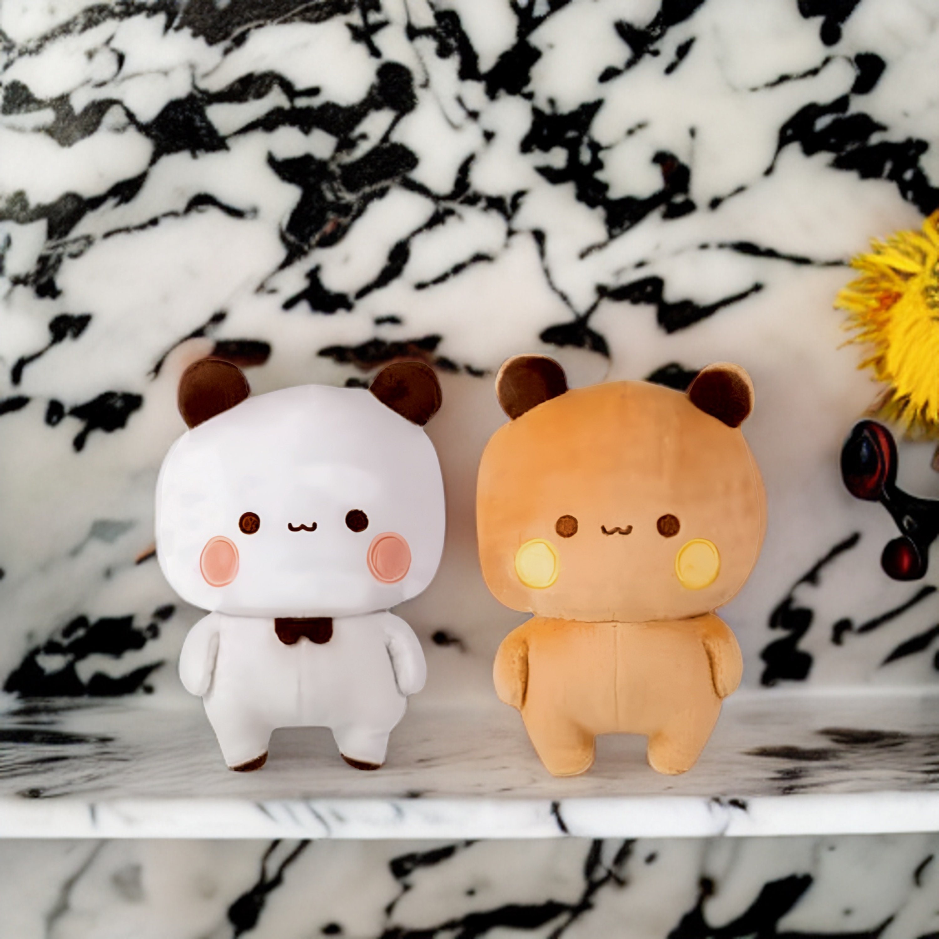 BUBU DUDU PLUSHIES Peach Goma Plushies Bear Panda Plushies - Etsy