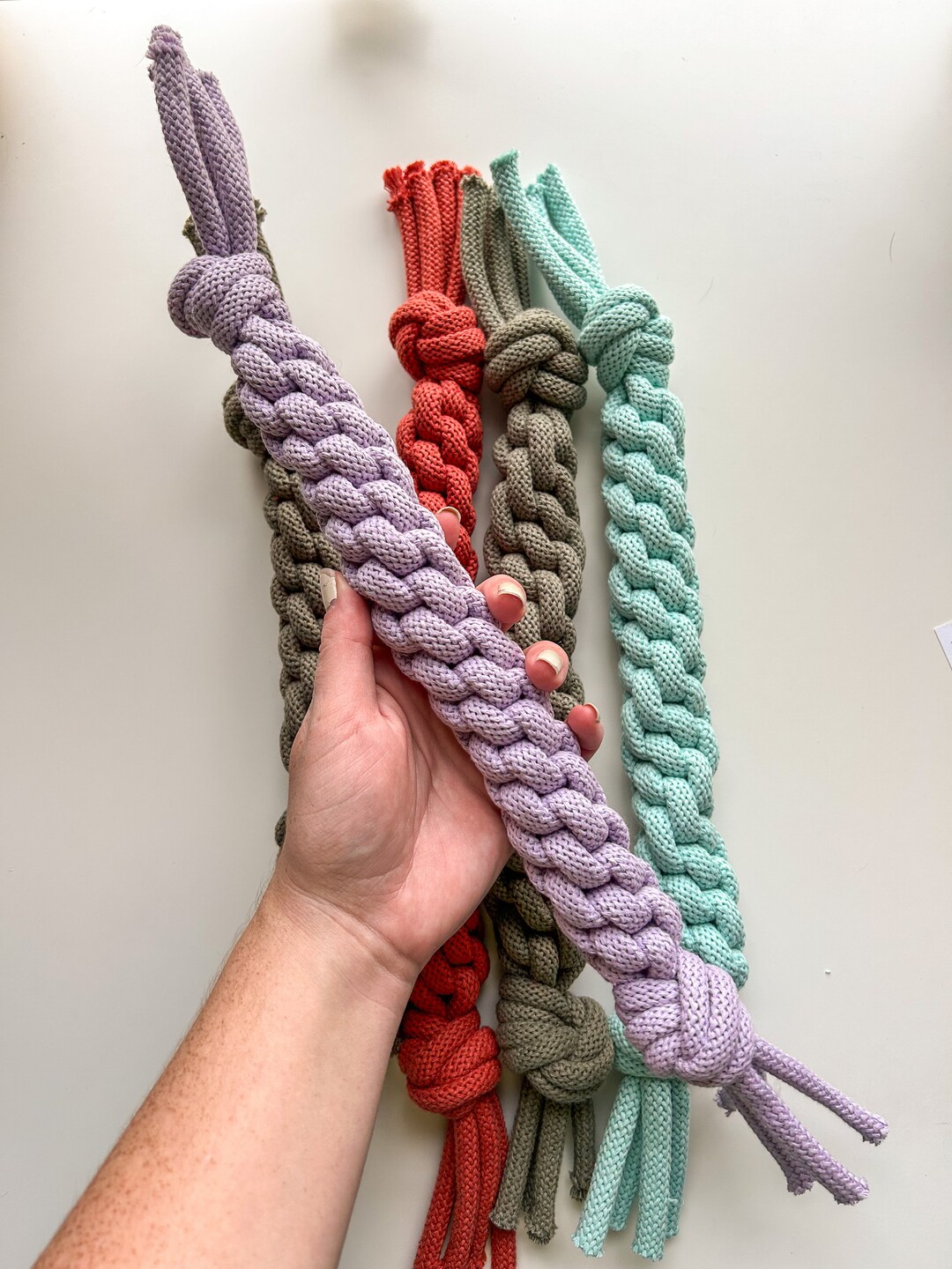 Macrame Dog Toy | Dog Toy | Super Chewer Dog Toy | Rope Toy | Puppy Toy ...