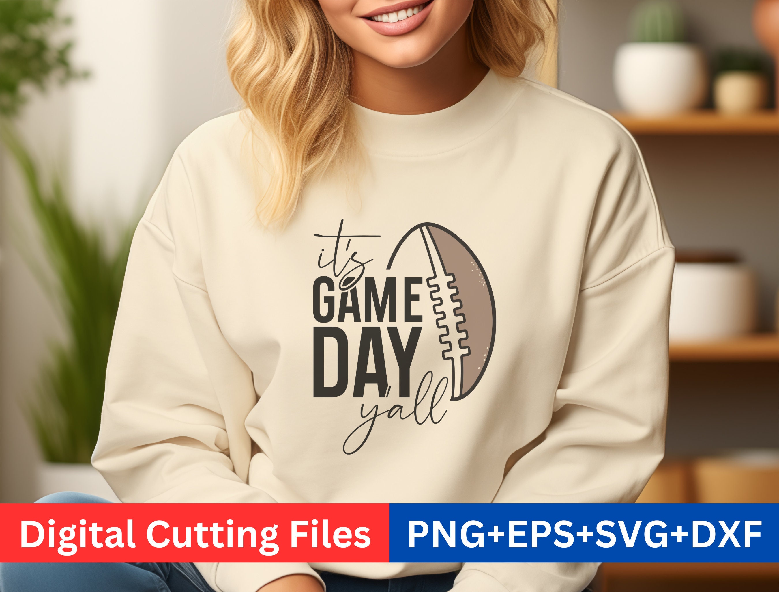It's Game Day Y'all American Football Sports Cutting Files Svg,png,eps ...