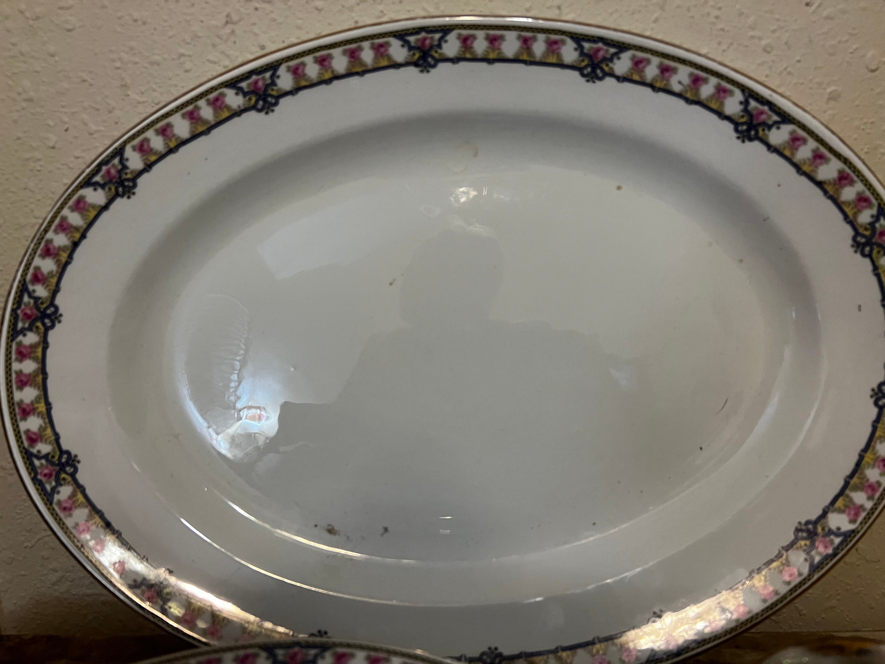 Vintage National China Plates, Platter and Teacup - Etsy