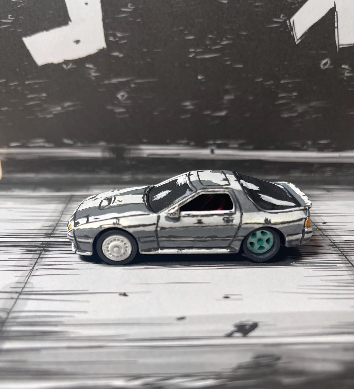 Mazda RX7 Fc,custom Diecast Cars, Hot Wheels, Matchbox, Customized Hot ...