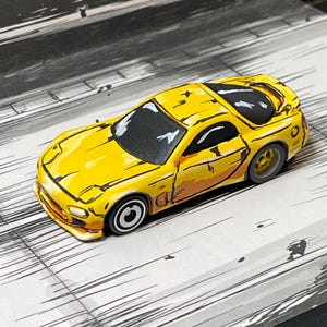 Custom Diecast Cars, Hot Wheels, Mazda RX7, Matchbox, Customized Hot ...