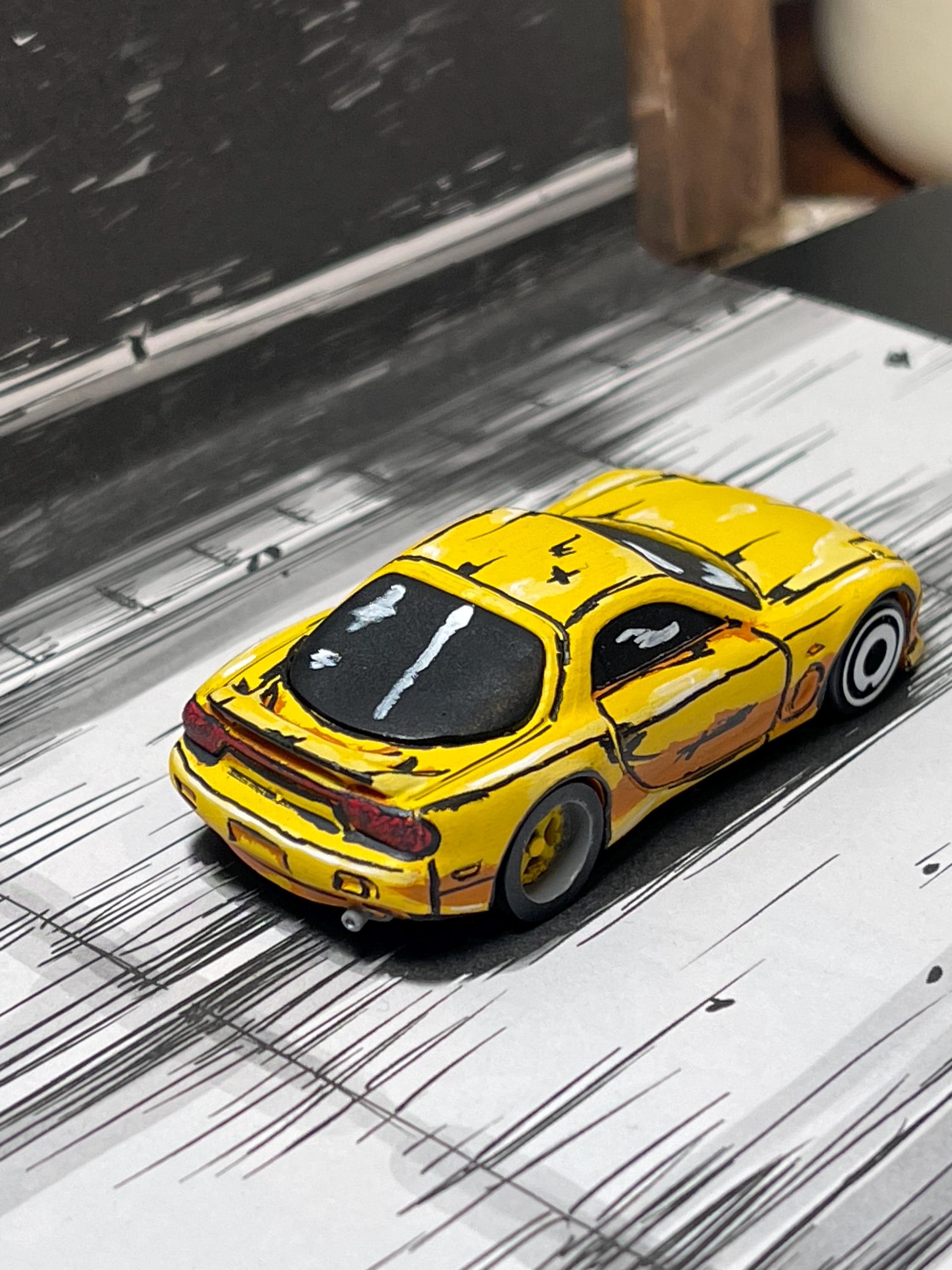 Custom Diecast Cars, Hot Wheels, Mazda RX7, Matchbox, Customized Hot ...