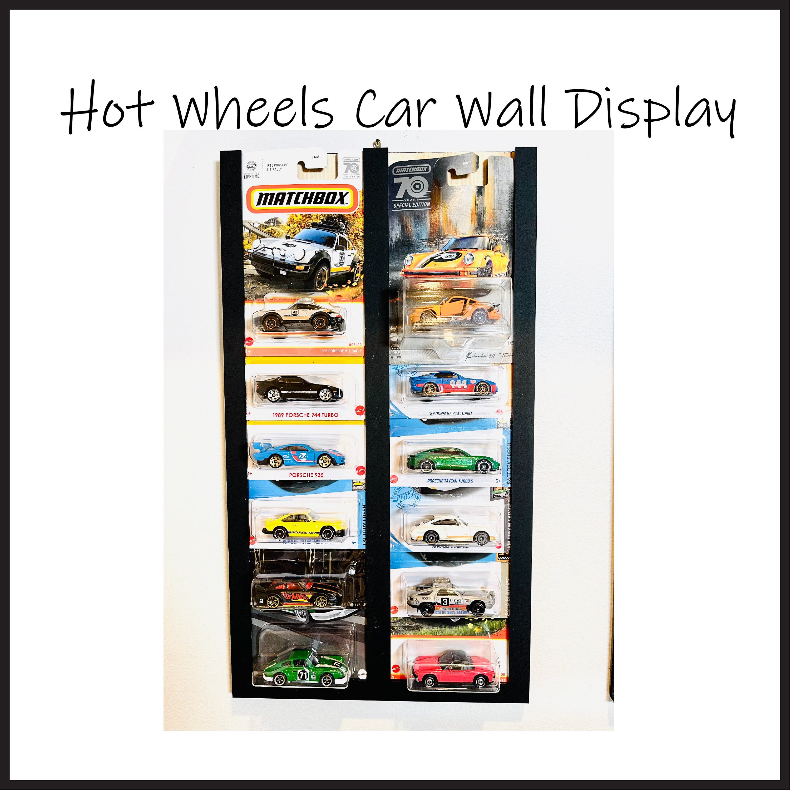 Hot Wheels Car Wall Display, Die Cast Car Display, Matchbox Car Storage ...