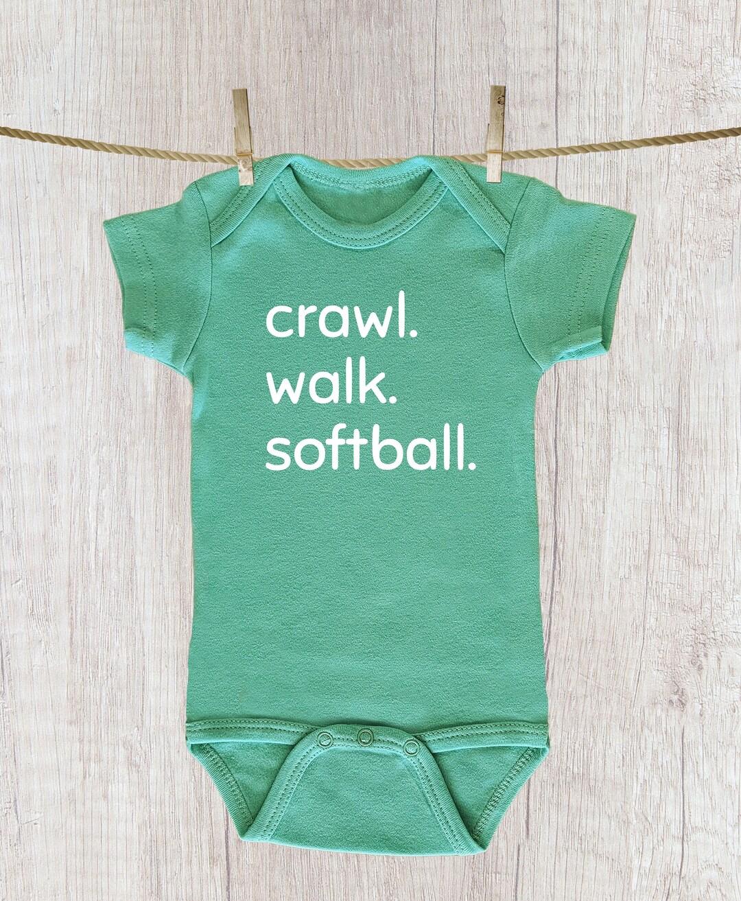 Crawl, Walk, Softball Bodysuit, Infant Sports Bodysuit, Baby Shower ...