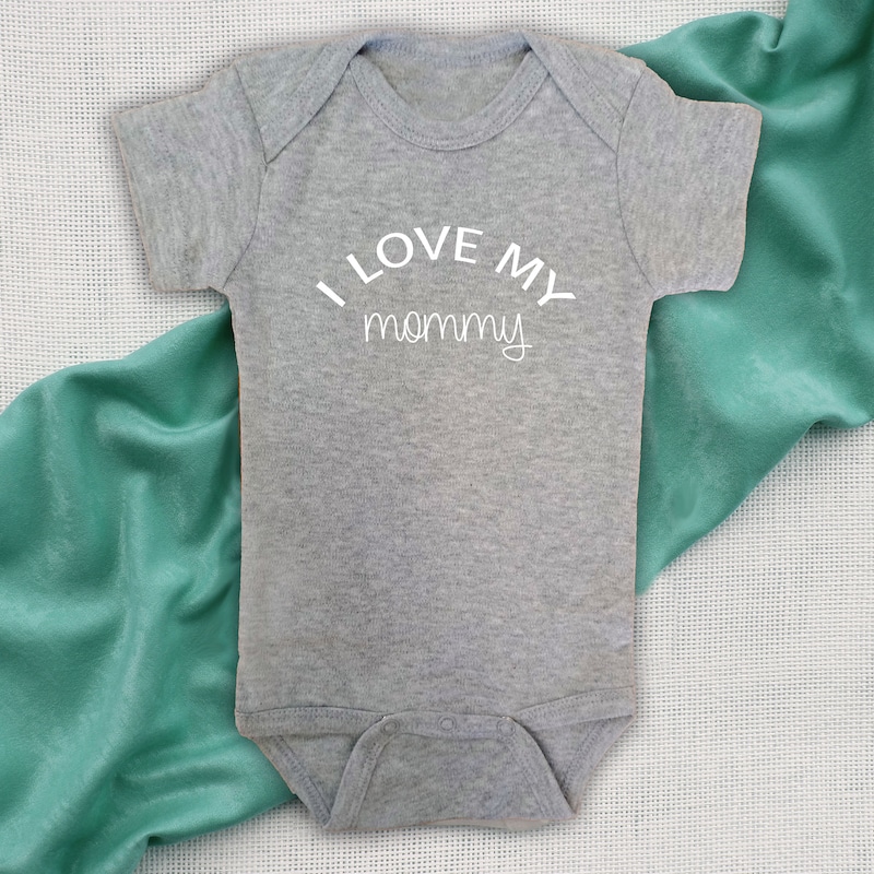 I Love Mommy Baby Clothes - Etsy