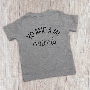 Yo Amo A Mi Mama, I Love My Mother Bodysuit, Mama Toddler Tee, Unisex ...