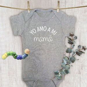 Yo Amo A Mi Mama, I Love My Mother Bodysuit, Mama Toddler Tee, Unisex ...