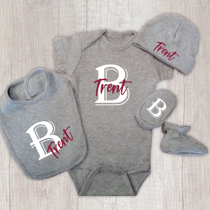 Monogrammed Onesies - Etsy