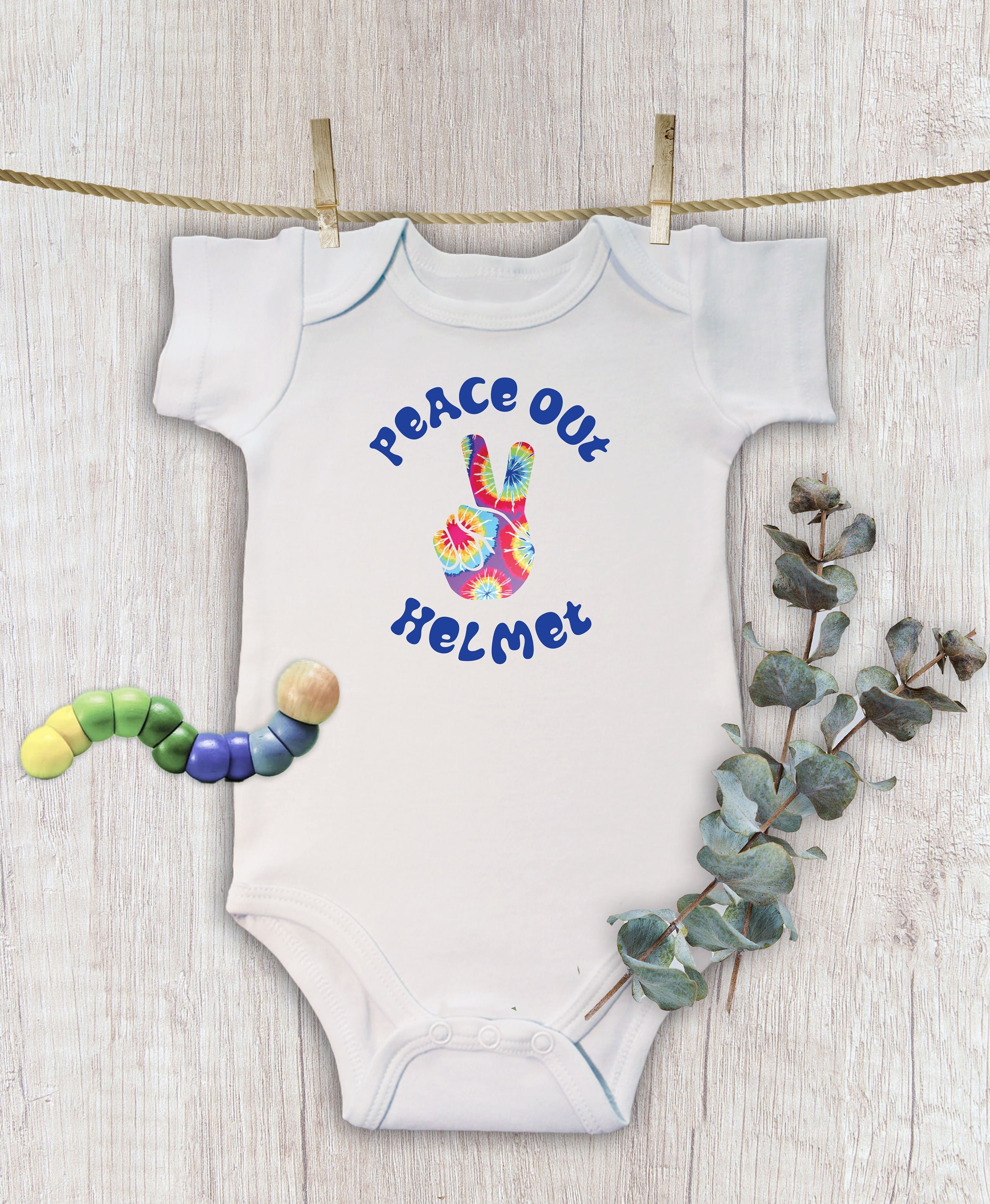 Helmet Graduate Bodysuit, Peace Out Helmet, Baby Helmet Graduating ...