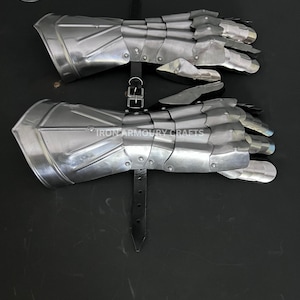 Steel Knight Gauntlets: Functional SCA LARP Cosplay Armor, - Etsy