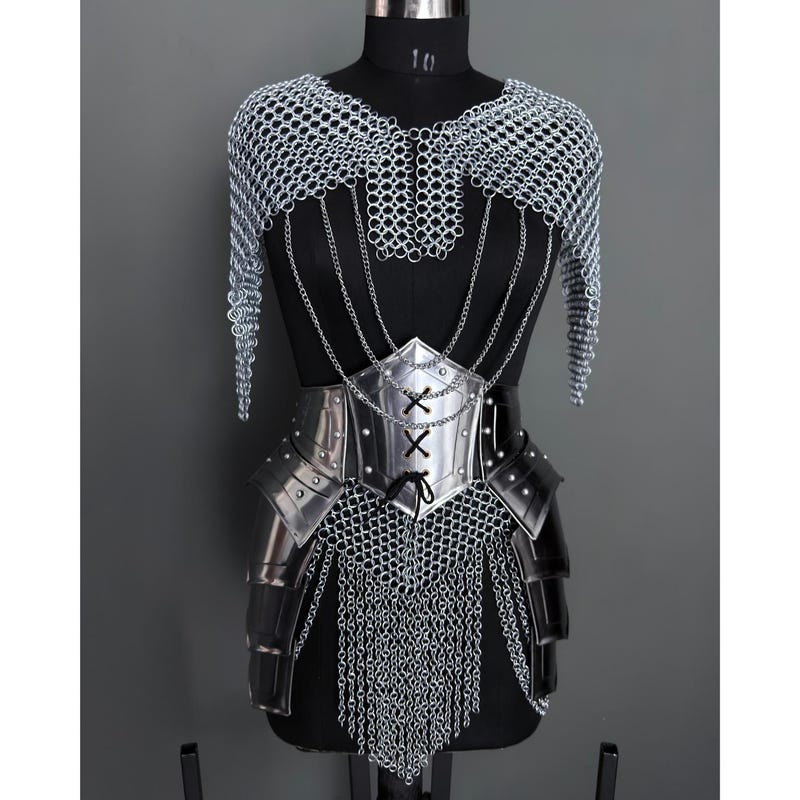 Shoulder Chainmail Female - Etsy