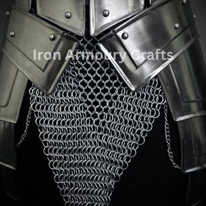 Medieval Steel Corset Armor: Chainmail Skirt, SCA LARP Cosplay - Etsy