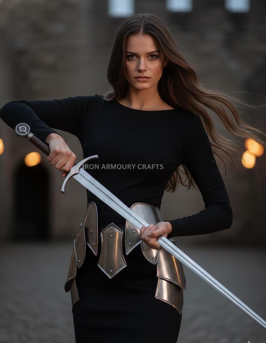 Women's Steel Knight Belt Armor – LARP Cosplay Tassets - Etsy