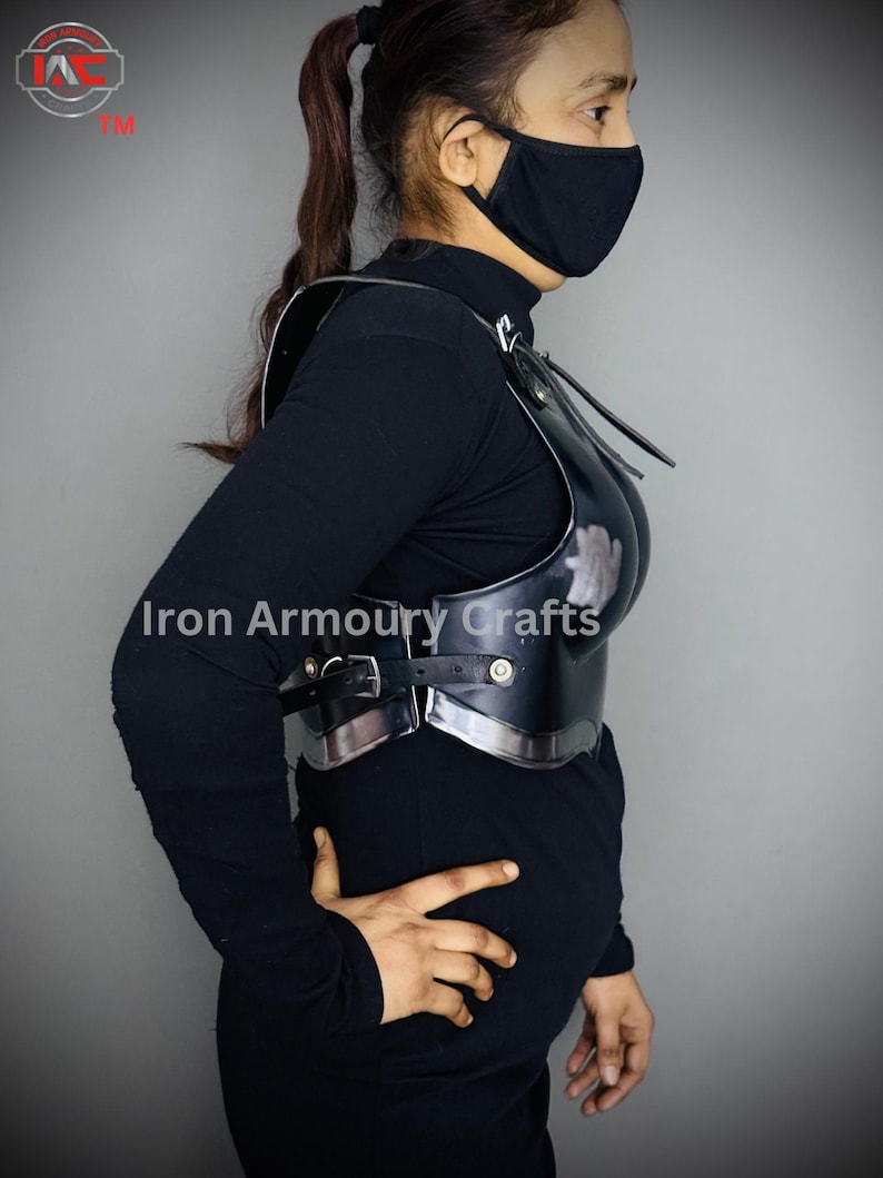 Steel Lady Cuirass Armor: Medieval LARP Cosplay Costume - Etsy