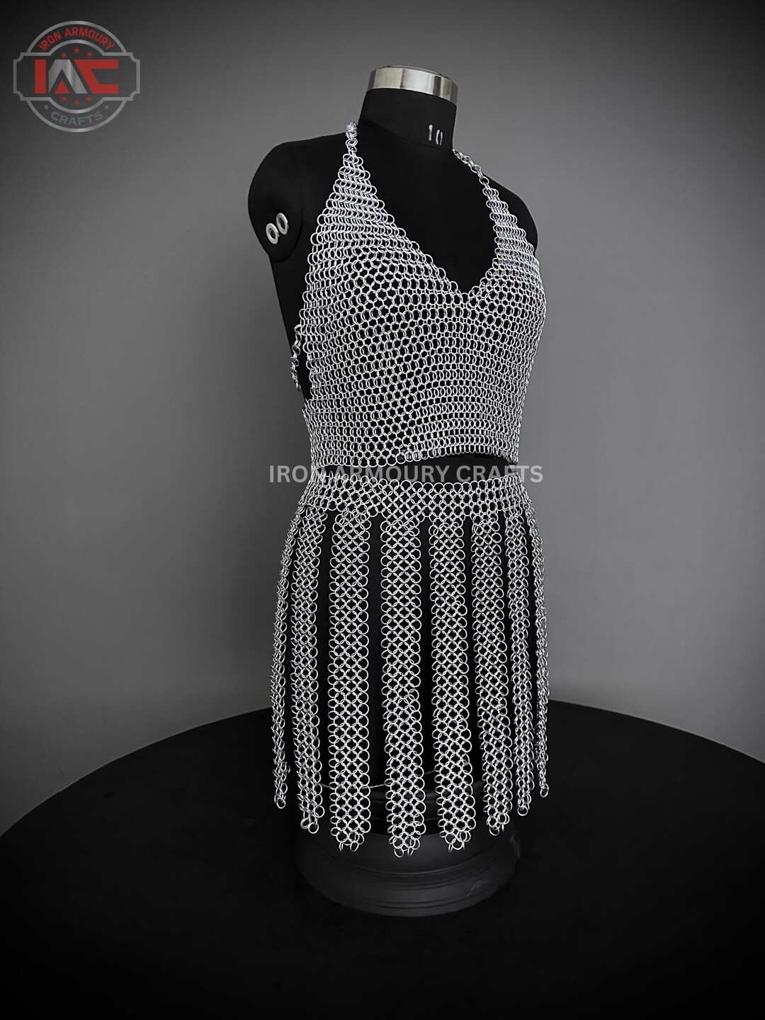 Handmade Chainmail Skirt Top Armor: Viking Ren Faire Cosplay Costume - Etsy