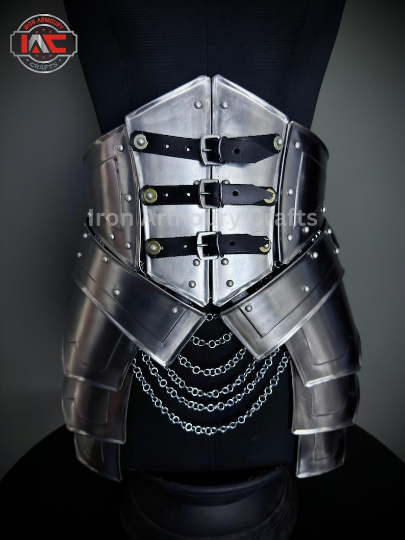 Medieval Knight Cuirass Armor: 20 Gauge Steel Armor, SCA LARP Cosplay ...