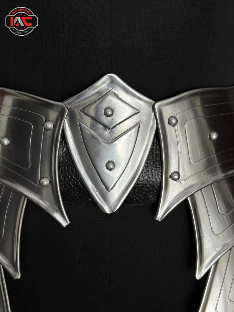 Steel Medieval Knight Lady Armor, Female LARP Cosplay Costume - Etsy