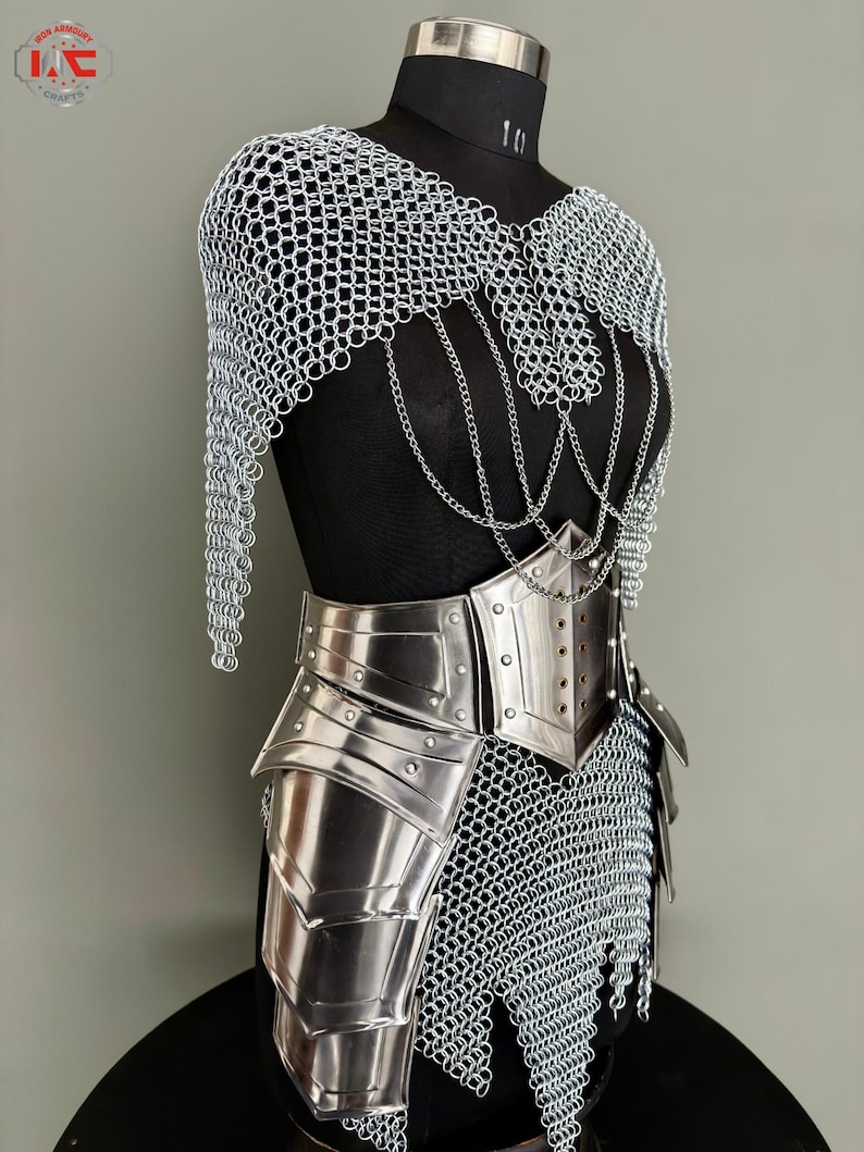 Medieval Handcrafted Steel Armor Set – Cuirass, Gorget, Pauldrons and ...
