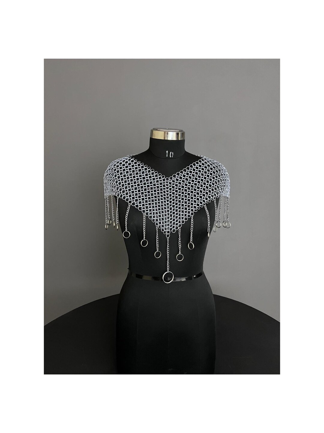 Chainmail Collar, Chainmail Jump Ring, Chainmail Neck Piece, Cosplay ...