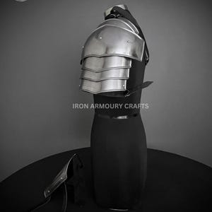 Medieval Knight Shoulder & Bracer Armor, Larp Armor,fantasy Armor ...