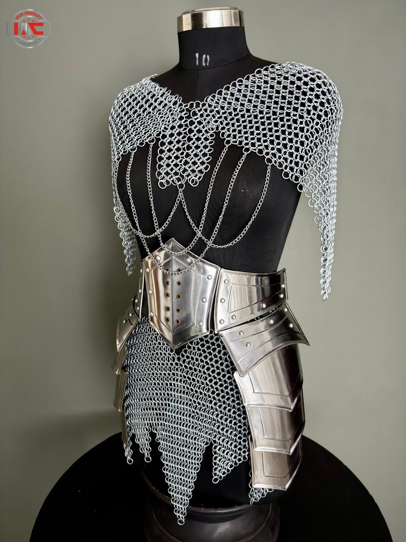 Medieval Handcrafted Steel Armor Set – Cuirass, Gorget, Pauldrons and ...