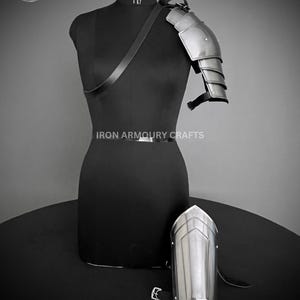 Medieval Knight Shoulder & Bracer Armor, Larp Armor,fantasy Armor ...