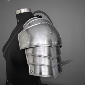 Medieval Knight Shoulder & Bracer Armor, Larp Armor,fantasy Armor ...