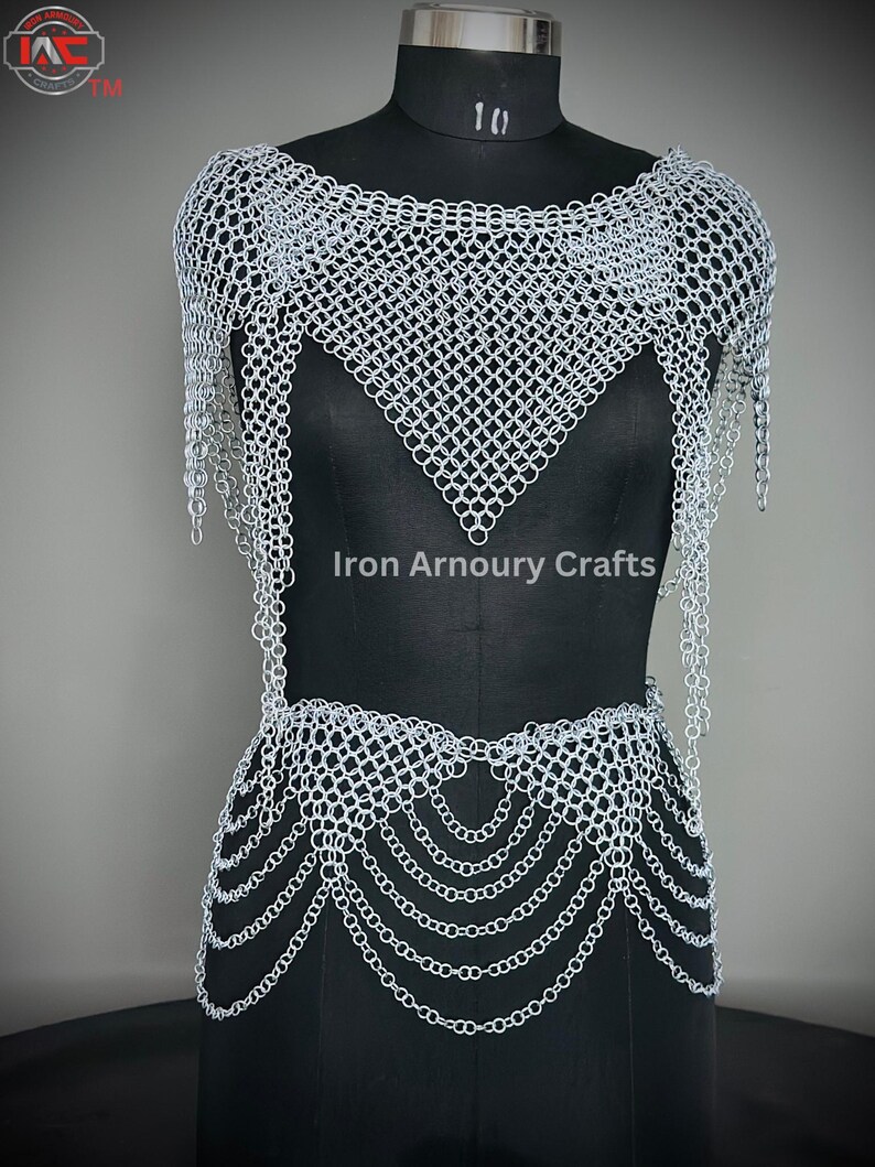 Handmade Chainmail Skirt & Top: Medieval Viking Armor Costume - Etsy