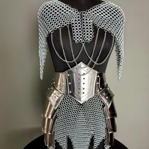 Medieval Handcrafted Steel Armor Set – Cuirass, Gorget, Pauldrons and ...