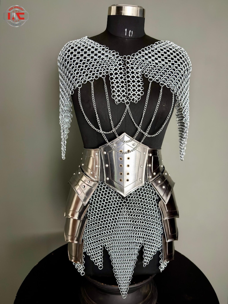 Medieval Handcrafted Steel Armor Set – Cuirass, Gorget, Pauldrons and ...