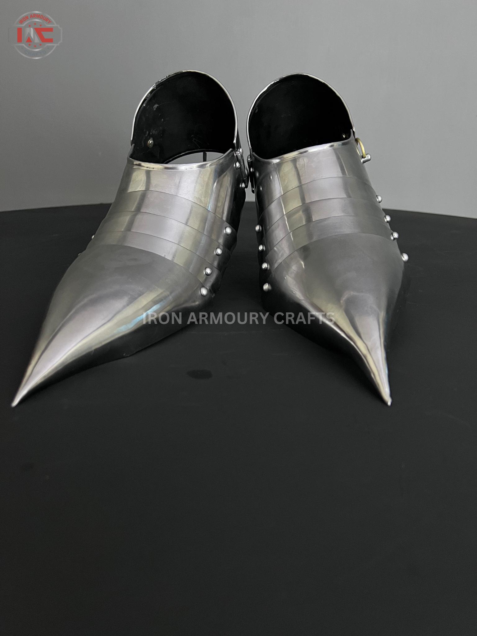 Medieval Knight Armor Sabaton, Fantasy Great Set for Cosplay SCA, LARP ...