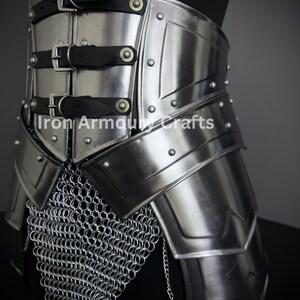 Medieval Steel Corset Armor: Chainmail Skirt, SCA LARP Cosplay - Etsy